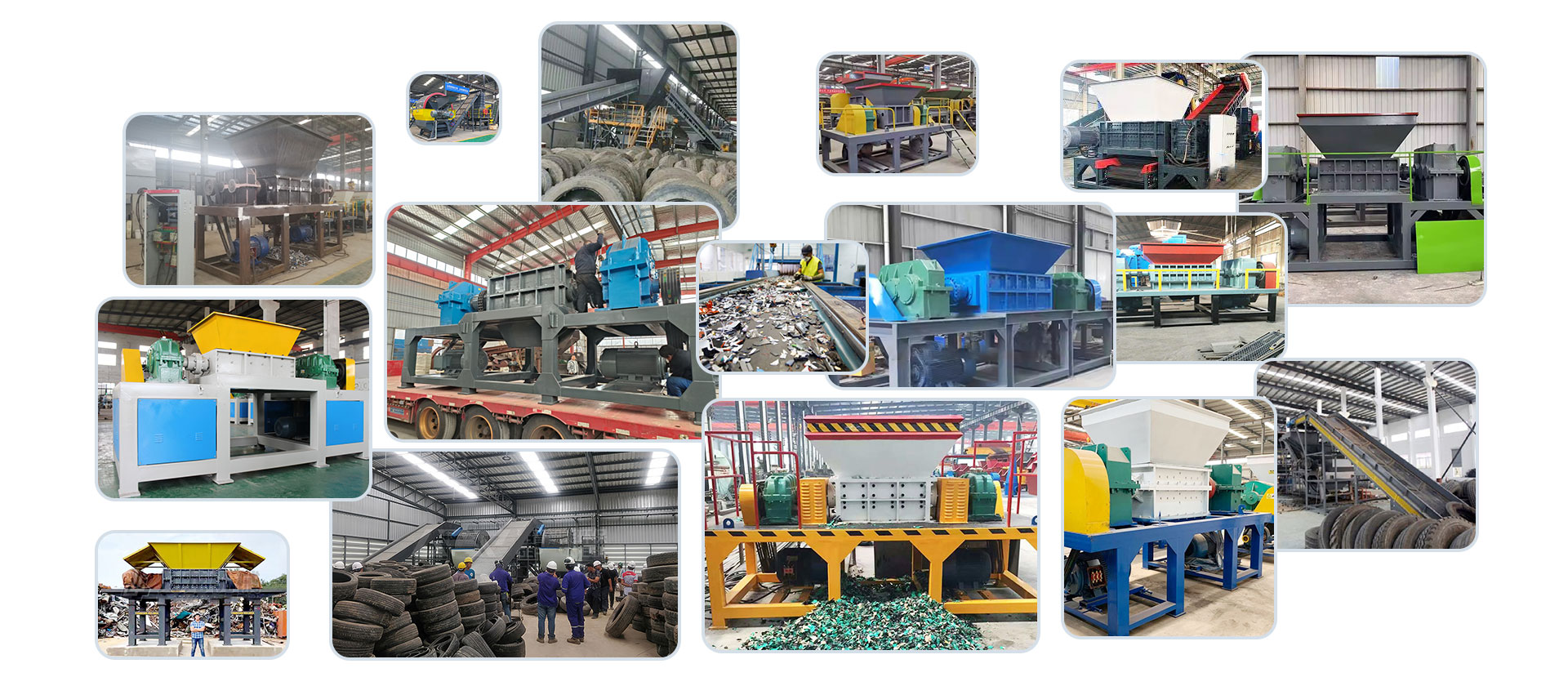 Shredder Machine| Tire recycling line - Yugong Machinery